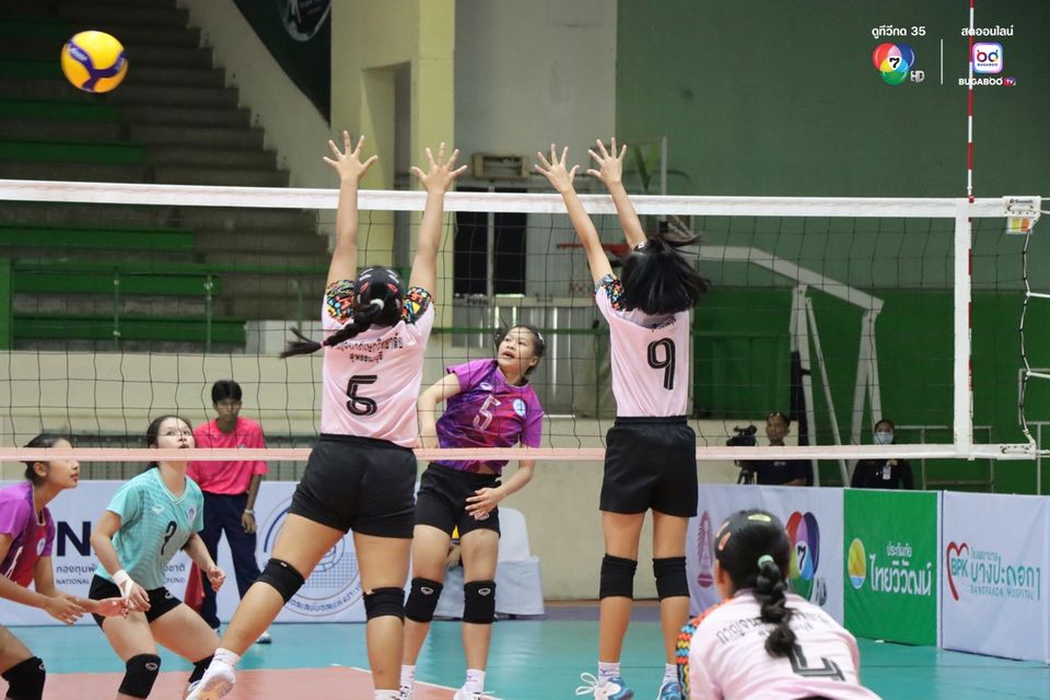 ข่าวประมวลภาพ วอลเลย์บอล แชมป์กีฬา 7HD 2025 : กีฬาเทศบาลเมืองร้อยเอ็ด 3-0 กาญจนาภิเษกวิทยาลัย ...