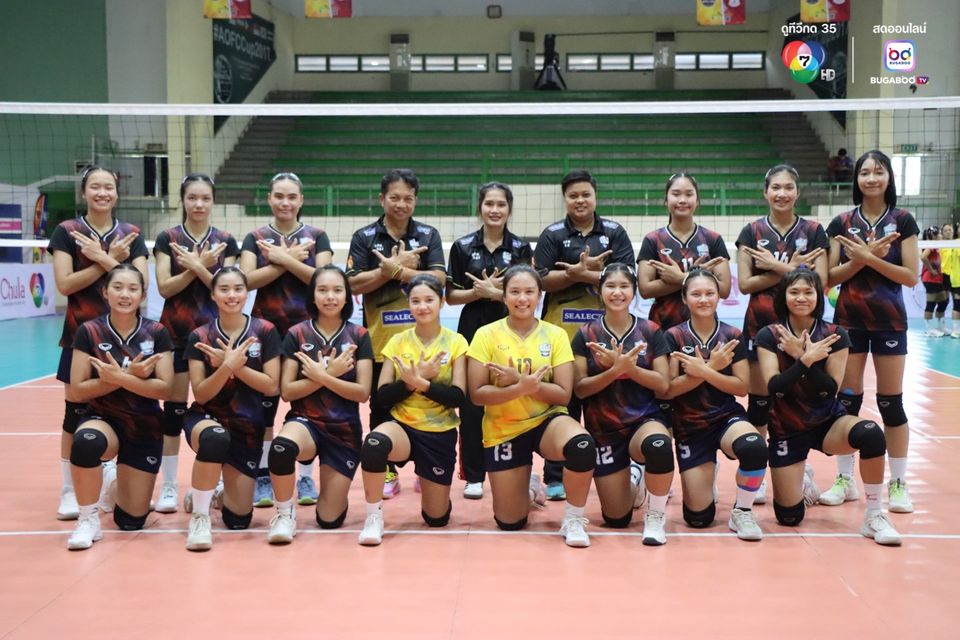 ข่าวประมวลภาพ วอลเลย์บอล แชมป์กีฬา 7HD 2025 : สารคามพิทยาคม 3-2 เทศบาล 1 สว่างวิทยา