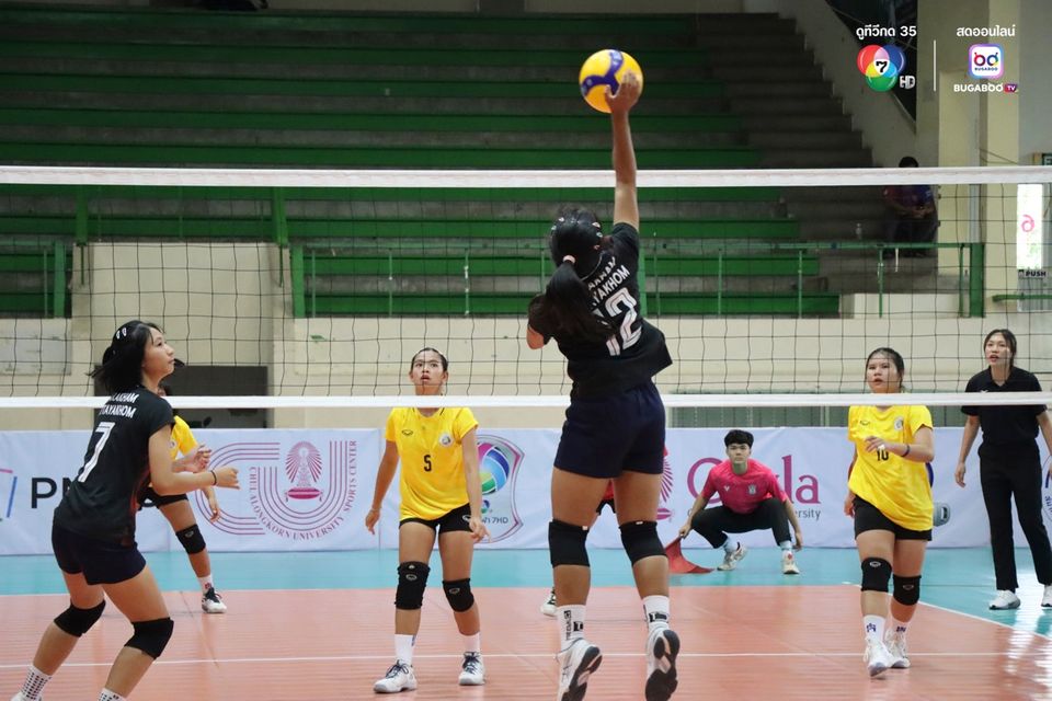 ข่าวประมวลภาพ วอลเลย์บอล แชมป์กีฬา 7HD 2025 : สารคามพิทยาคม 3-2 เทศบาล 1 สว่างวิทยา