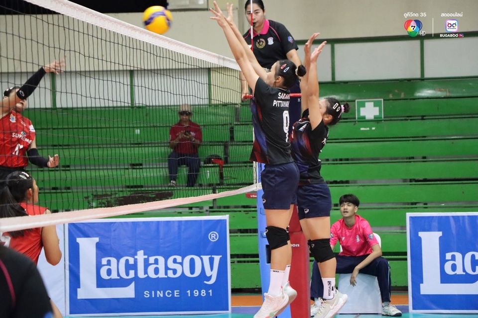 ข่าวประมวลภาพ วอลเลย์บอล แชมป์กีฬา 7HD 2025 : สารคามพิทยาคม 1-3 ชุมชนวัดหนองค้อ