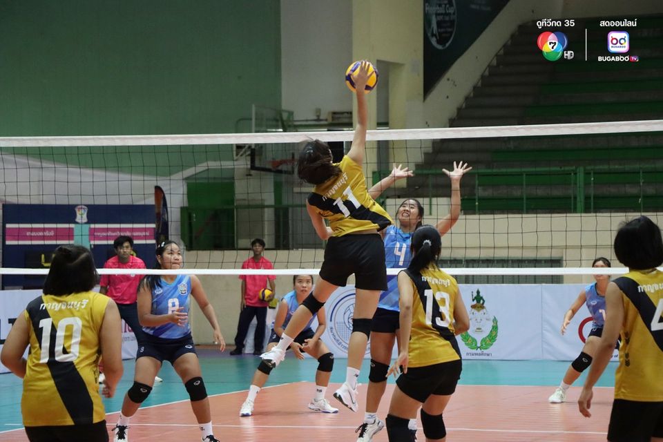 ข่าวประมวลภาพ วอลเลย์บอล แชมป์กีฬา 7HD 2025 : เทพมงคลรังษี 3-0 กาญจนาภิเษกวิทยาลัย เพชรบูรณ์