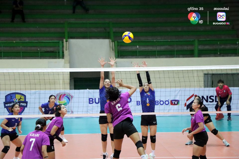 ข่าวประมวลภาพ วอลเลย์บอล แชมป์กีฬา 7HD 2025 : บดินทรเดชา (สิงห์ สิงหเสนี) 3-2 กาญจนาภิเษก ...