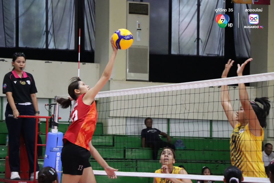 ข่าวประมวลภาพ วอลเลย์บอล แชมป์กีฬา 7HD 2025 : กีฬาจังหวัดอ่างทอง 3-0 กาญจนาภิเษกวิทยาลัย เพชรบูรณ์