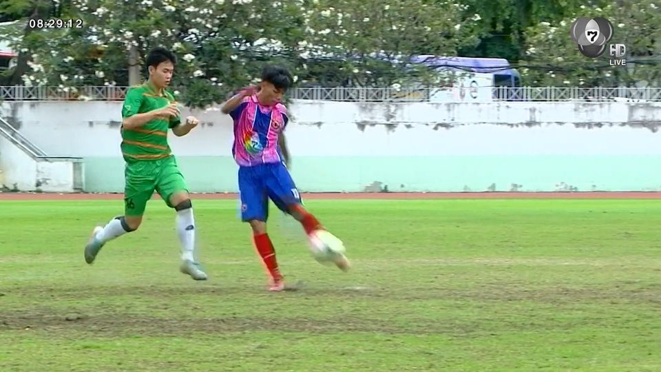 ข่าวภาพกีฬามันๆ : ลูกยิงสวย ๆ จากฟุตบอลนักเรียน 7 คน แชมป์กีฬา 7HD 2025