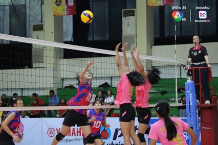 ข่าวประมวลภาพ วอลเลย์บอล แชมป์กีฬา 7HD 2025 : เทพมงคลรังษี 3-0 สตรีนนทบุรี