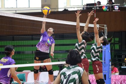 ประมวลภาพ วอลเลย์บอล แชมป์กีฬา 7HD 2025 : กีฬานครนนท์วิทยา 6 3-0 วังจันทร์วิทยา