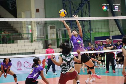 ประมวลภาพ วอลเลย์บอล แชมป์กีฬา 7HD 2025 : กีฬานครนนท์วิทยา 6 3-0 วังจันทร์วิทยา