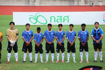 ข่าวประมวลภาพ ฟุตบอลนัดพิเศษ : รวมตัวตึง กระแสดัง แชมป์กีฬา 7HD 2-0 กสศ.